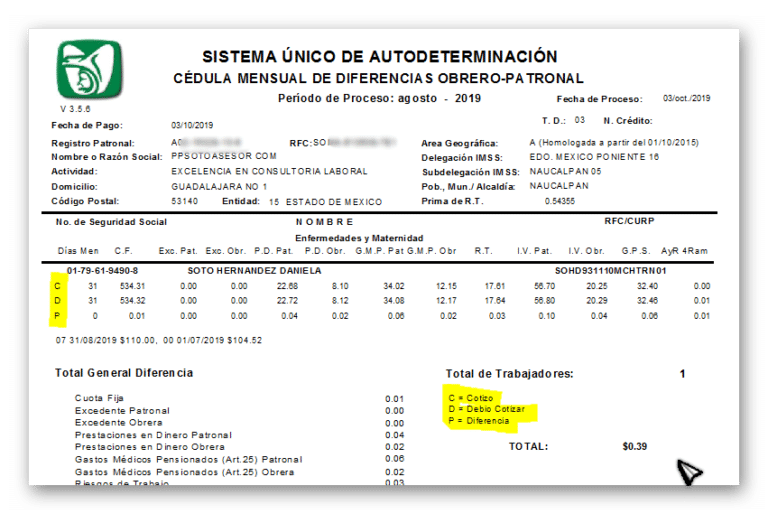 ¿Cómo hacer un pago de diferencias en el SUA?