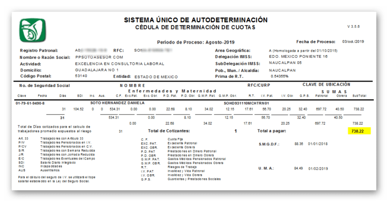 Captura de datos patronales en SUA - Grupo Tress Internacional