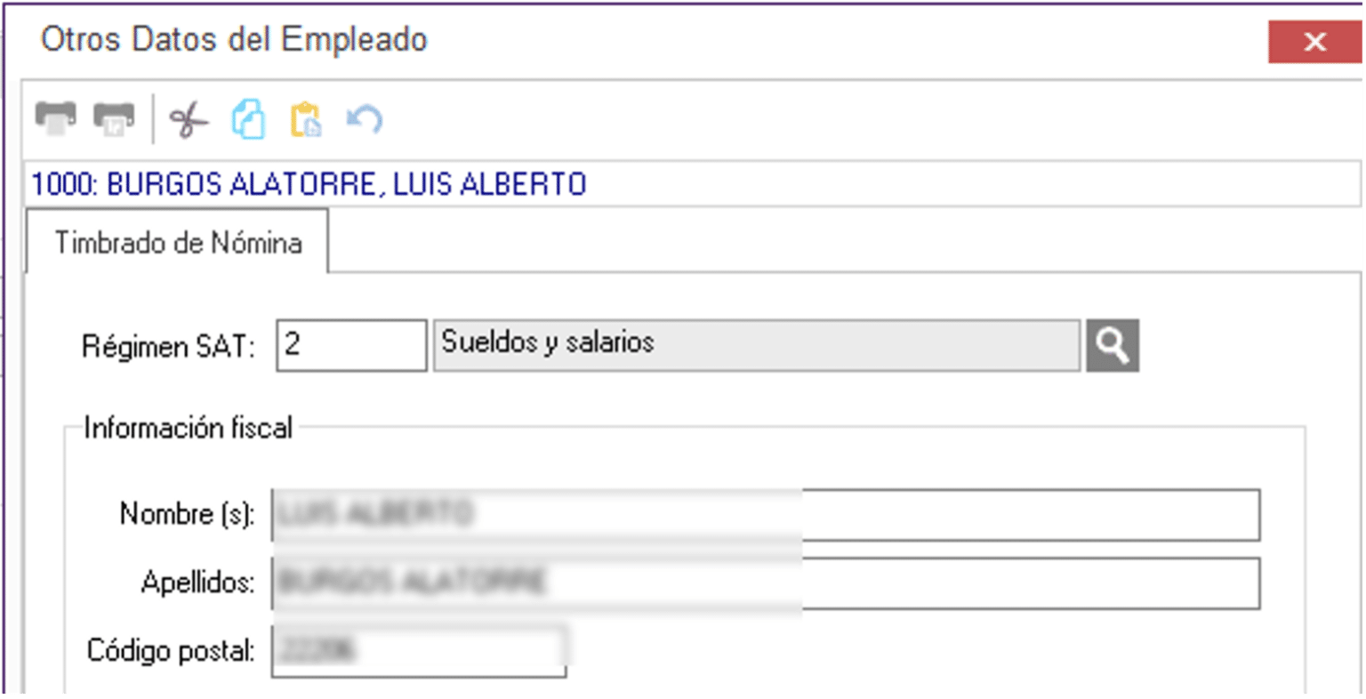 Registro de datos fiscales - Grupo Tress Internacional