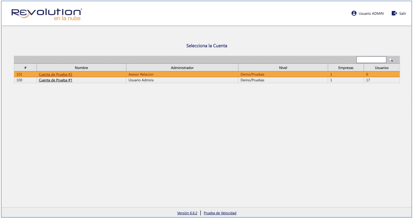 Acceso a Revolution con SSO - GTI