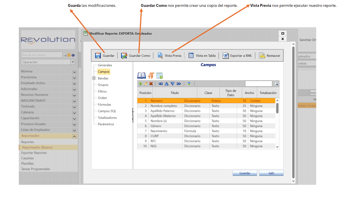 Reporteador (Nuevo): Mejores prácticas y funciones más comunes - Grupo ...